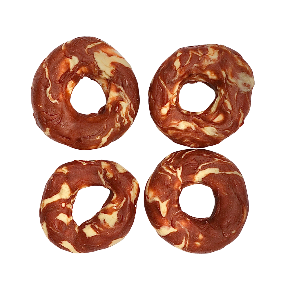 Beef rings wrapped with beef and cod 500g – HappySnacky